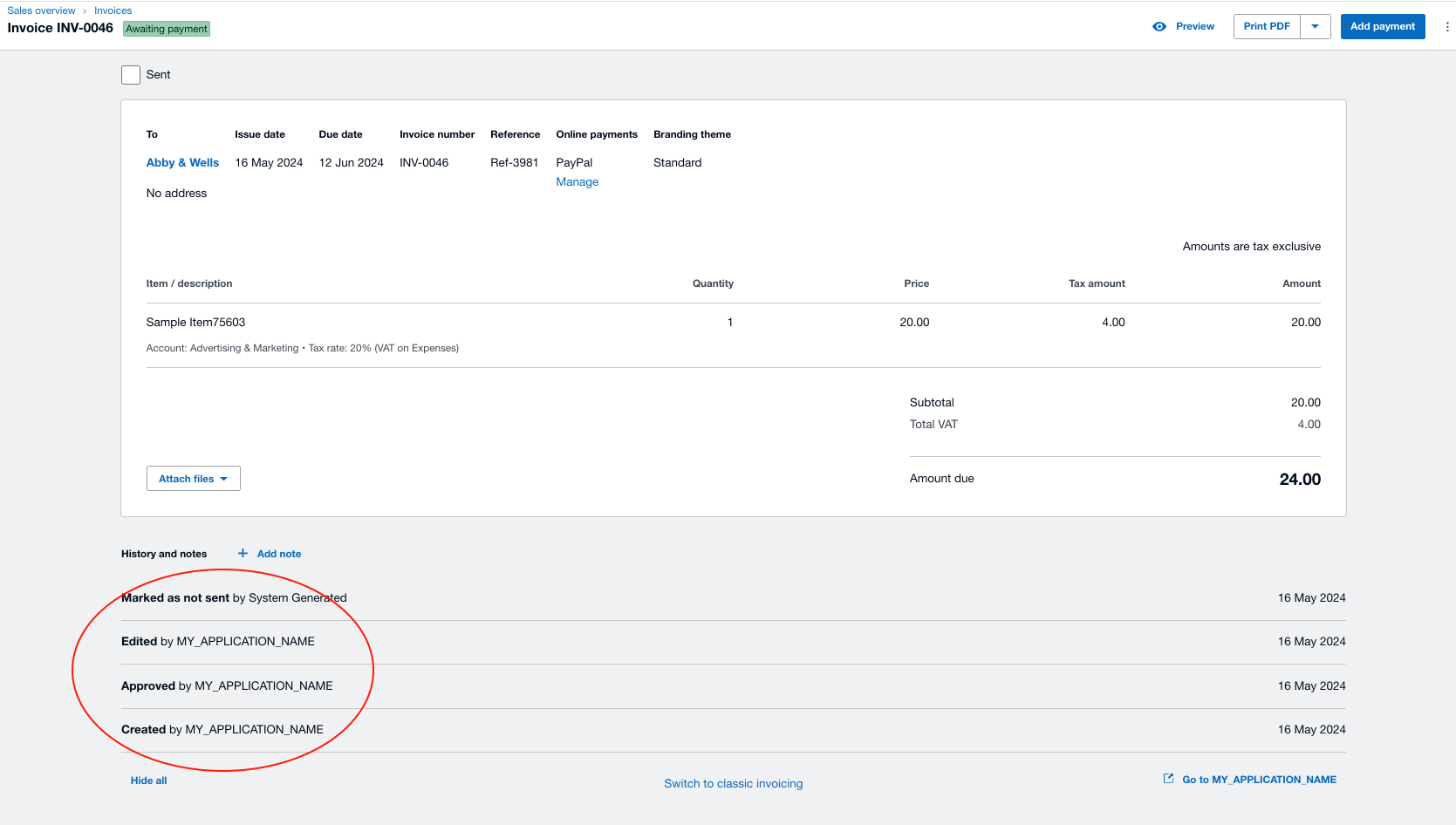 Branding and Naming — Xero Developer