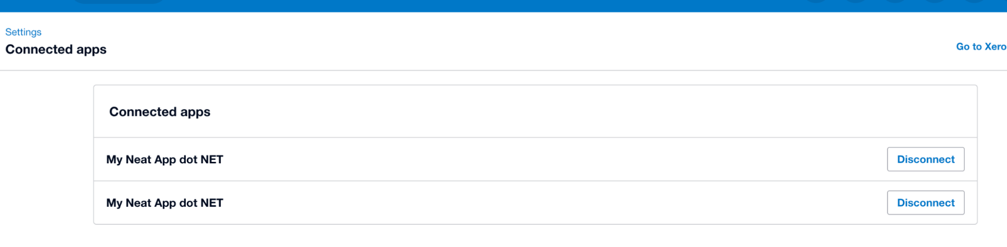Identifying inactive connections — Xero Developer